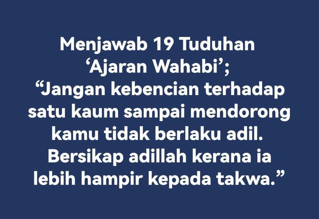 MENJAWAB 19 TUDUHAN ‘AJARAN WAHABI’ - Ustaz Dr Idris Sulaiman